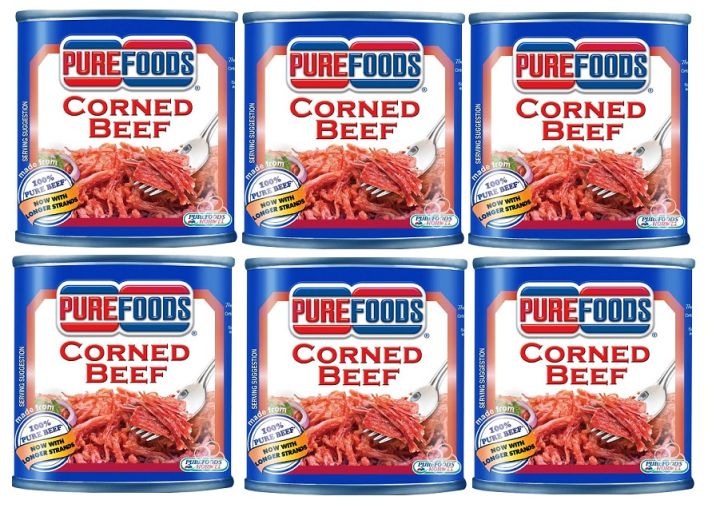 Purefoods Corned Beef 210g - Pack of 6 | Lazada PH