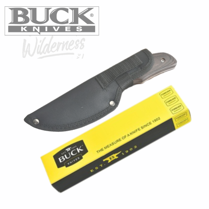 BUCK PRO FIXED BLADE BUTCHER KNIFE CAMP OUTDOOR KITCHEN SURVIVAL ...