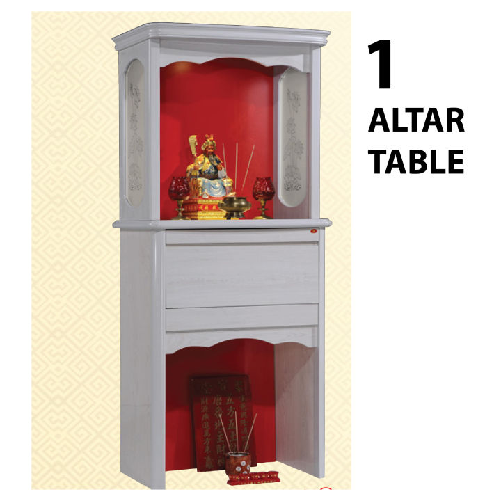 ALTAR TABLE / PRAYER CABINET WITH TOP / 神台/ BUDDHA TABLE / PRAYER TABLE ...