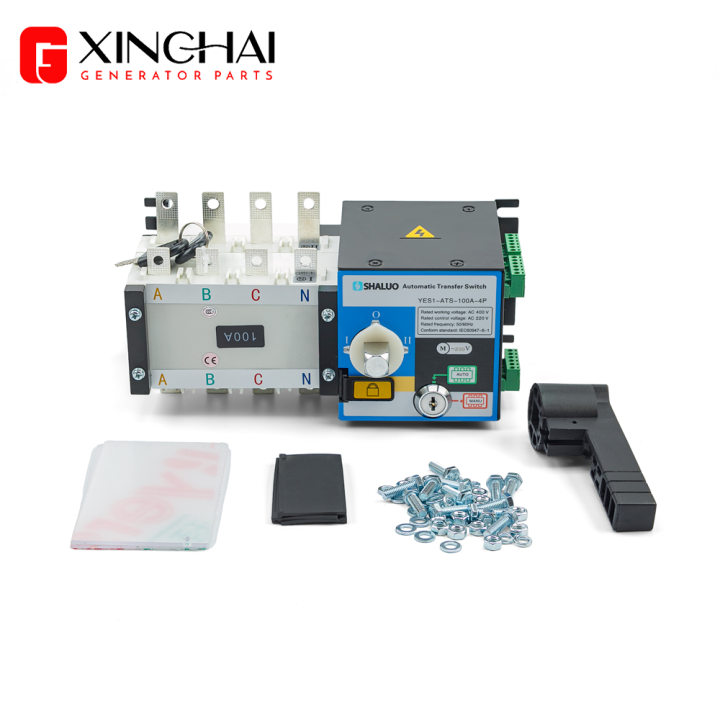 Universal 4p 100a Ats Dual Power Automatic Transfer Smart Switch On Off ...