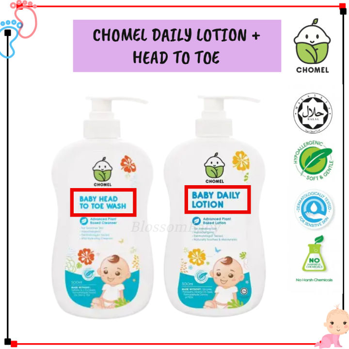 CHOMEL Baby Head To Toe + Lotion 500ml | Lazada