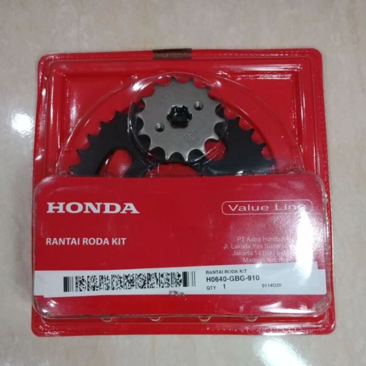 H0640-GBG-910 Gear Gir Depan Belakang Rantai 1 Set Grand Legenda ...