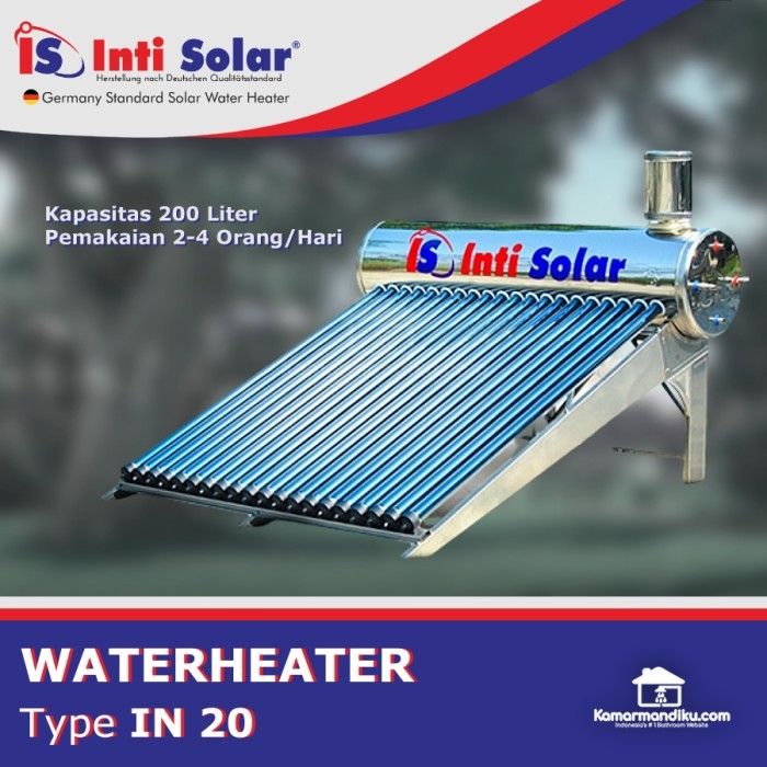 Inti solar type IN20 Full Stainless Pemanas Air Tenaga Surya Kap 200L ...