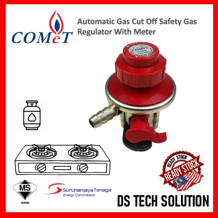COMET HIGH PRESSURE GAS SAFETY REGULATOR WITH SIRIM CERTIFICATE [M'SIA ...