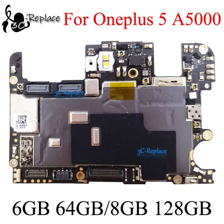 Original Tested 6GB+64GB 8GB+128GB Unlocked Main Board For Oneplus 5 ...