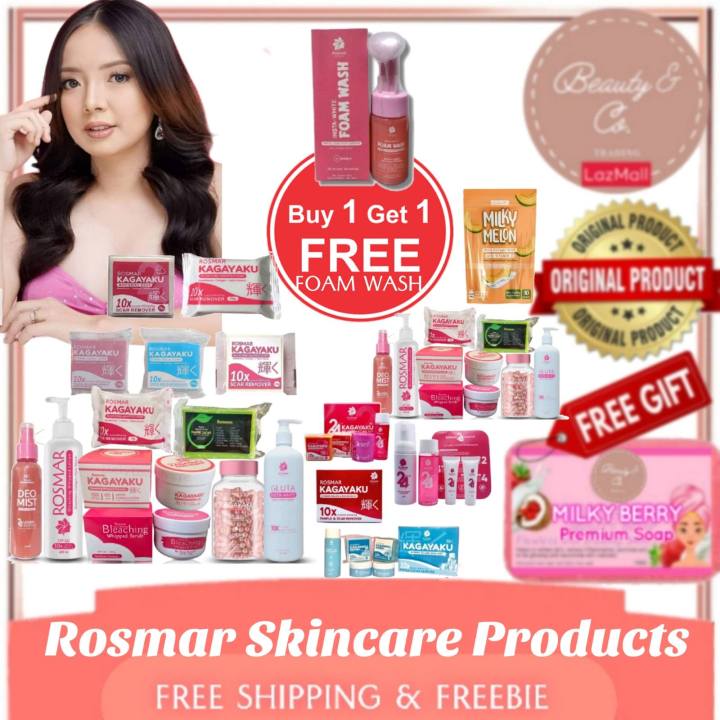 Rosmar Kagayaku Soap ORIGINAL, Bleaching Whipped Scrub, Rosmar Lotion ...