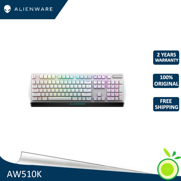 Alienware AW510K Low-Profile RGB Gaming Keyboard Alienfx Per Key RGB ...