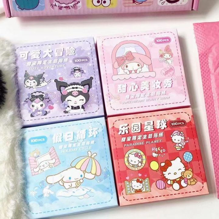 100PCS Cartoon Cute Sanrio Stickers Kuromi Cinnamoroll PVC DIY Stickers ... 100PCS Cartoon Cute Sanrio Stickers Kuromi Cinnamoroll PVC DIY Stickers ...