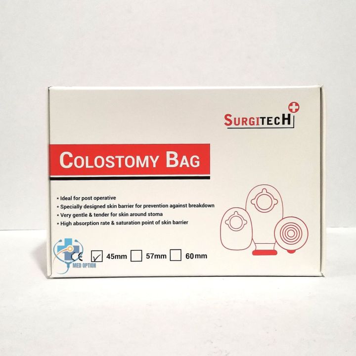Colostomy Bag w/ Wafer 45mm (10's) SURGITECH | Lazada PH