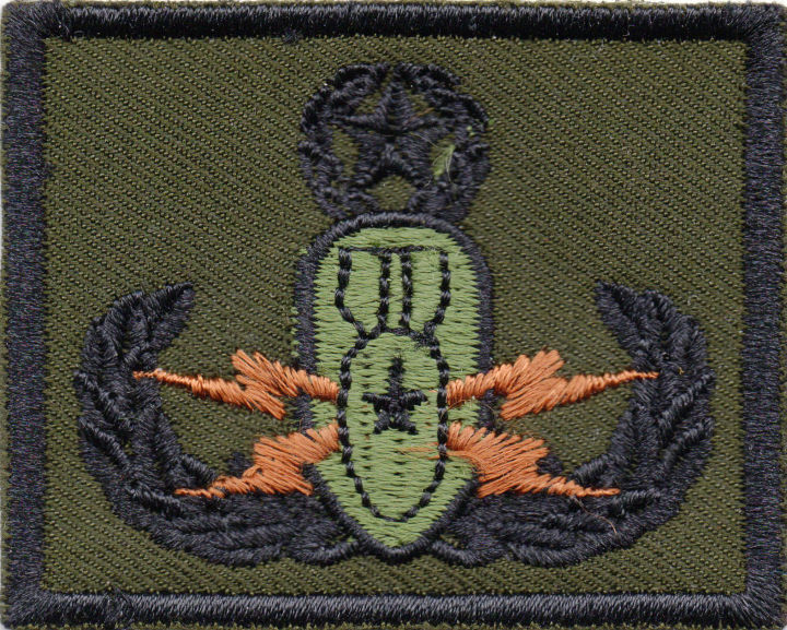 Master EOD Patch, EOD Technician Patch, EOD Tab (all with Velcro ...