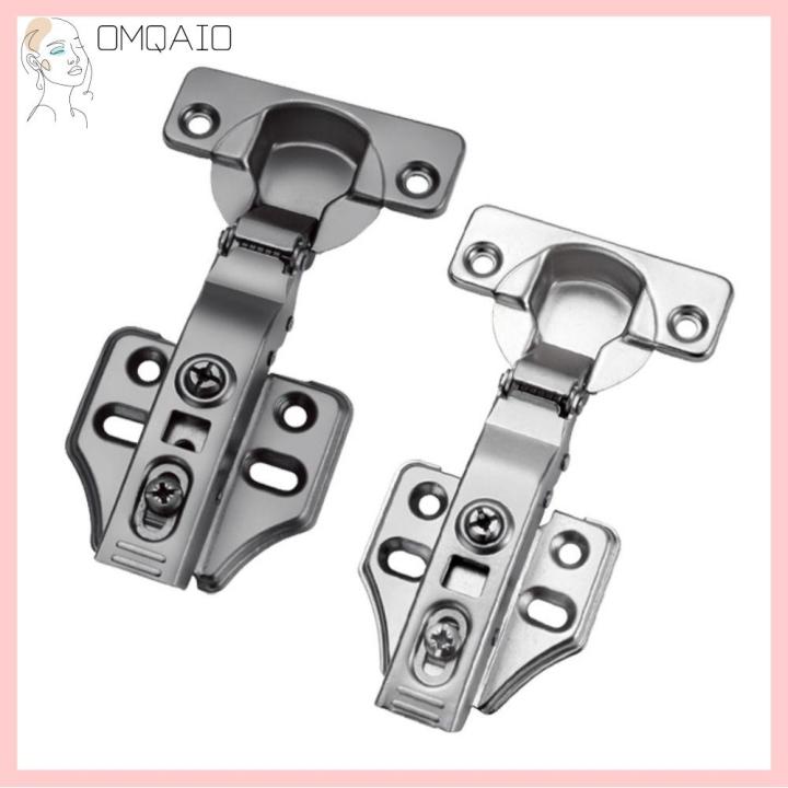 OMQAIO Stainless Steel Cabinet Door Hinges Soft Close Quiet Wardrobe ...