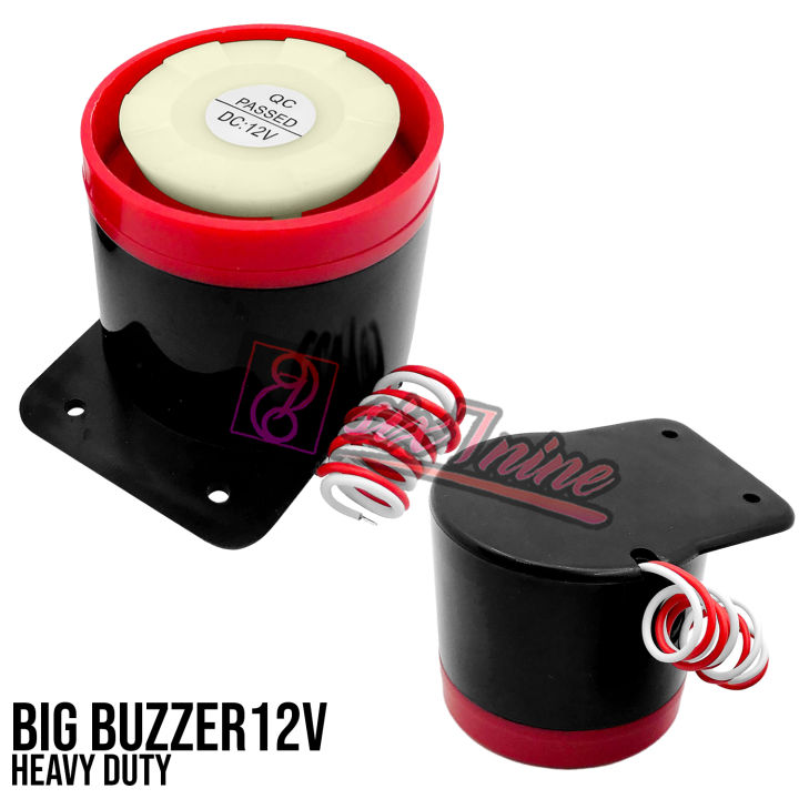 SSN Heavy Duty Big Buzzer 12V – Loud & Durable Sound Alarm | Lazada PH