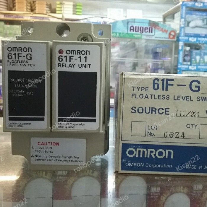 FLOATLESS LEVEL SWITCH OMRON / WATER LEVEL CONTROL OMRON 61F-G | Lazada ...