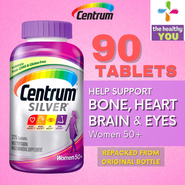 90 Tablets- Centrum Silver Women 50+ | Lazada PH