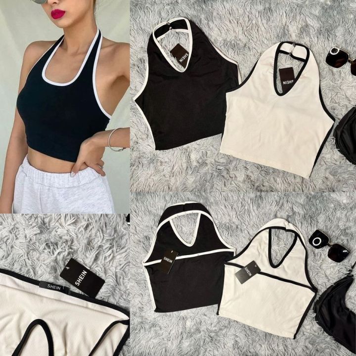 Candies Queen Collar Ringer Crop Top | Lazada PH