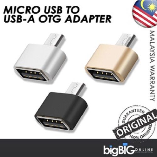 Golive Micro USB To USB-A OTG Adapter For Android Phones, PC, Laptop ...