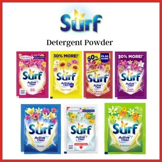 GROCERY GRADE SURF ACTIVE CLEAN LAUNDRY WASHING POWDER DETERGENT 12PCS ...