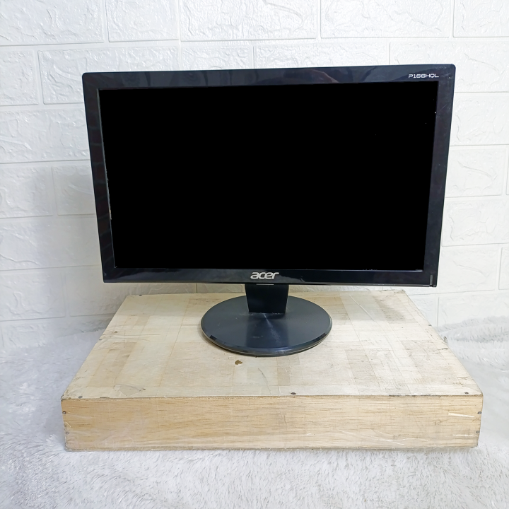 Monitor LED Acer 16 inch WIDE P166HQL monitor komputer cctv MURAH ...