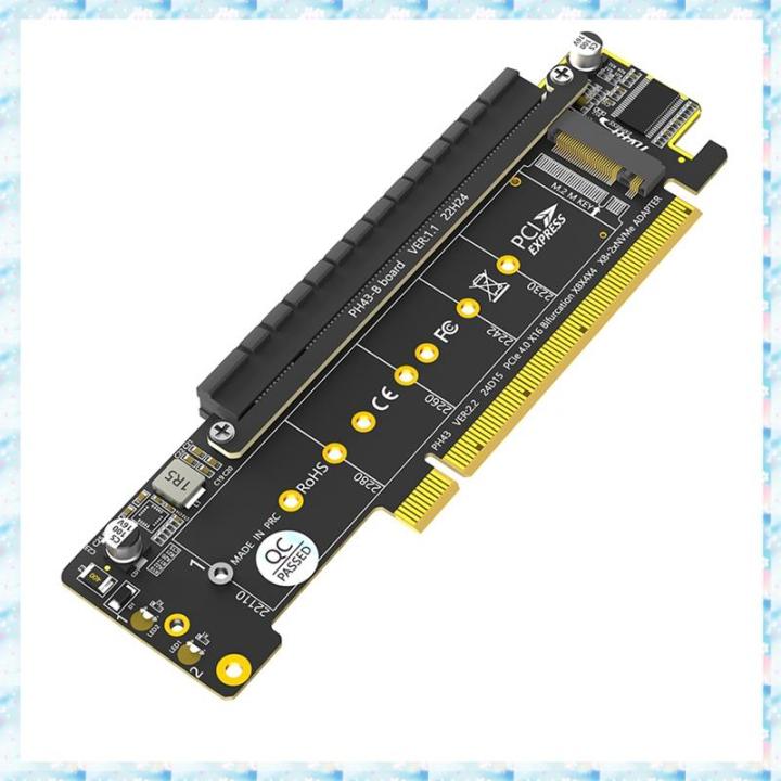 Dual NVMe PCIe Adapter, PCIe 4.0 X16 to Dual NVMe & 1x More PCIe X16 ...