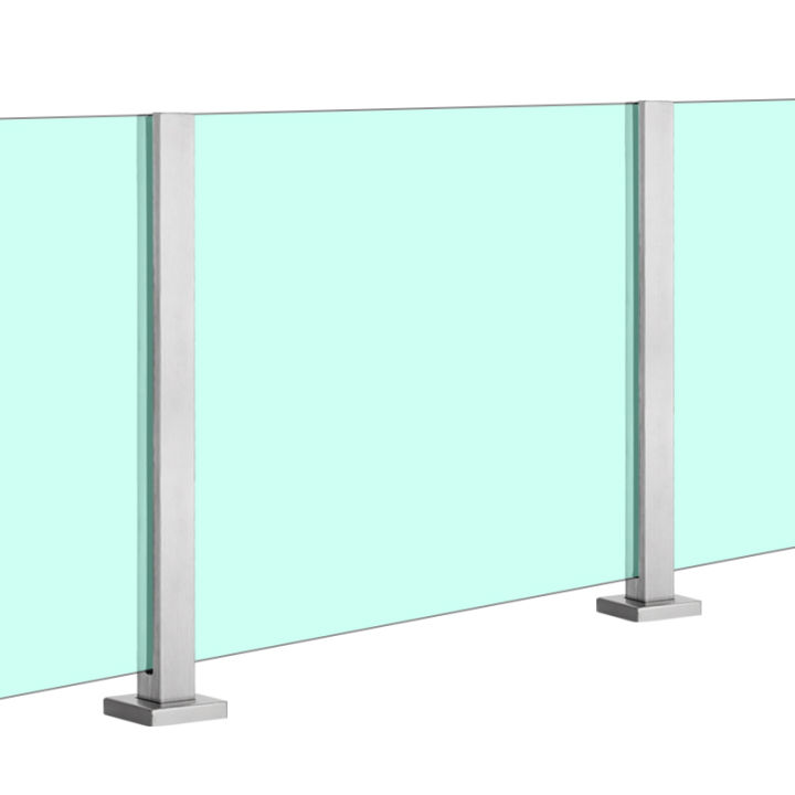304 stainless steel outdoor balcony glass railing column attic glass ...
