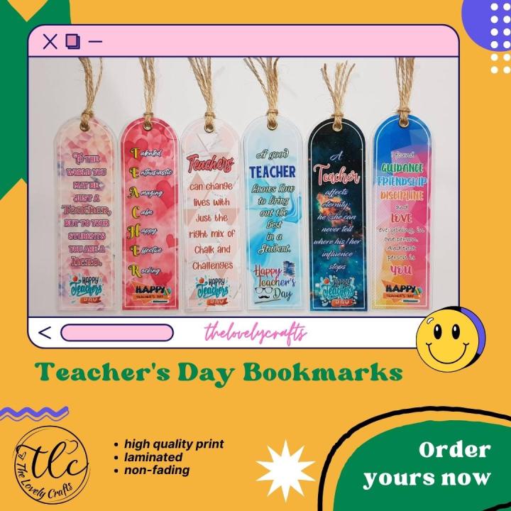 Teacher's Day Bookmarks | Lazada PH
