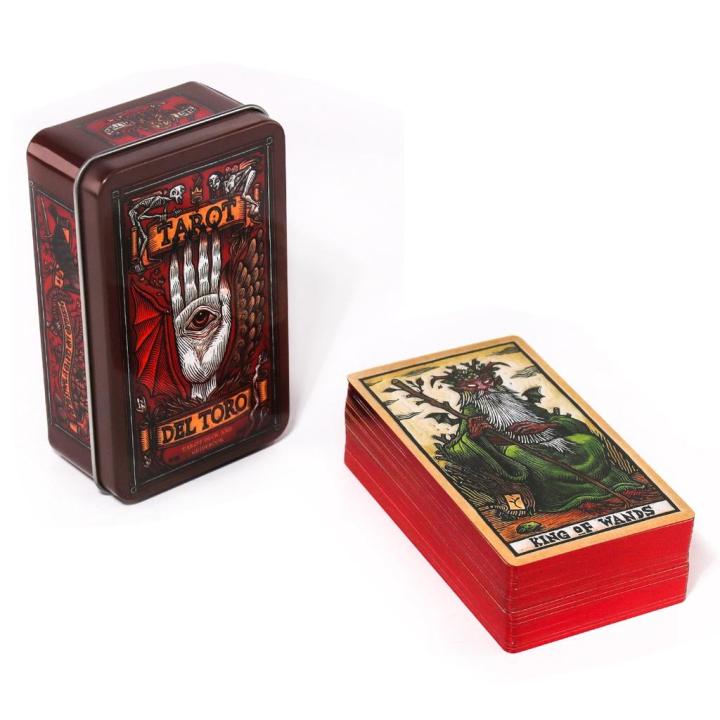 Del Toro Tarot In A Tin Metal Box Tarot Deck with PDF Guide Book ...