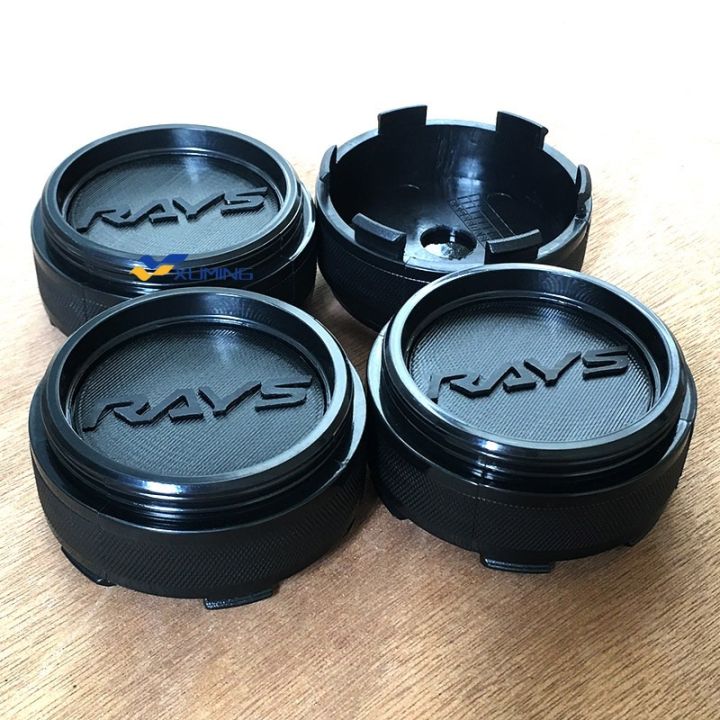 CarDIY Quality 4PCS New 61mm RAYS Wheel Cap Volk Racing Rays CE28 TE37 ...