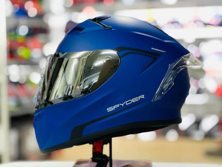 Spyder Phoenix+ V2 Full-face Single Visor Helmet w/ FREE CLEAR VISOR ...