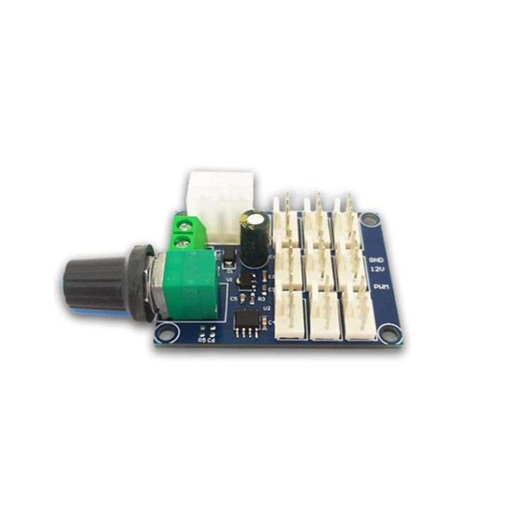 (EJVF) Computer Case Fan Speed Controller 12V Multi-Channel PWM Speed ...