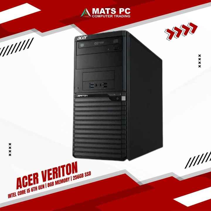 ACER VERITON TOWER CASE I5 6TH GEN 8GB RAM 256GB SSD REFURBISHED ...