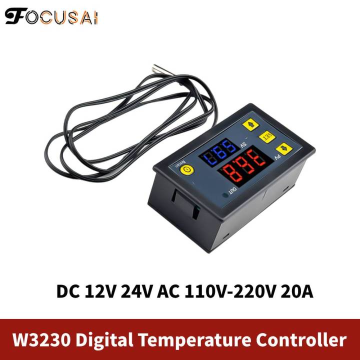 Bộ Điều Khiển Nhiệt Độ Kỹ Thuật Số W3230 DC 12V 24V AC 110V-220V 20A ...