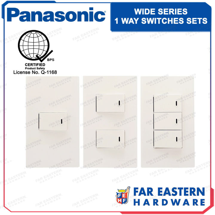 PANASONIC Wide Series Switch with Plate | Lazada PH