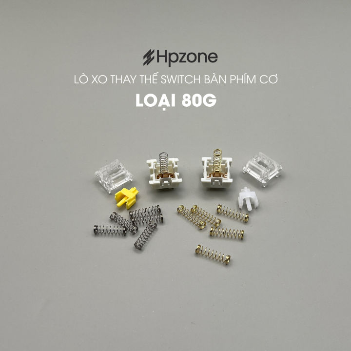 Lò xo Switch 80g lò xo 80g thay thế cho Switch bàn phím cơ loại Bạc hoặc Vàng | Lazada.vn
