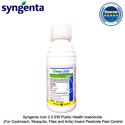 Syngenta Icon 2.5 EW Public Health Insecticide (For Cockroach, Mosquito ...