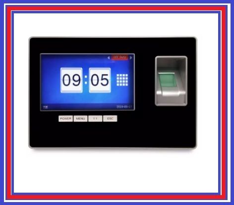 Touch Screen Biometrics Time Recorder Machine Time Attendance Machine ...