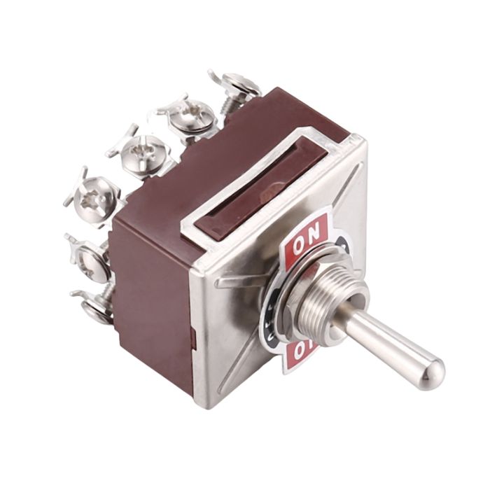 () AC 380V 10A ON/OFF/ON 3 Positions 12 Pin Latching Toggle Switch 4PDT | Lazada.vn