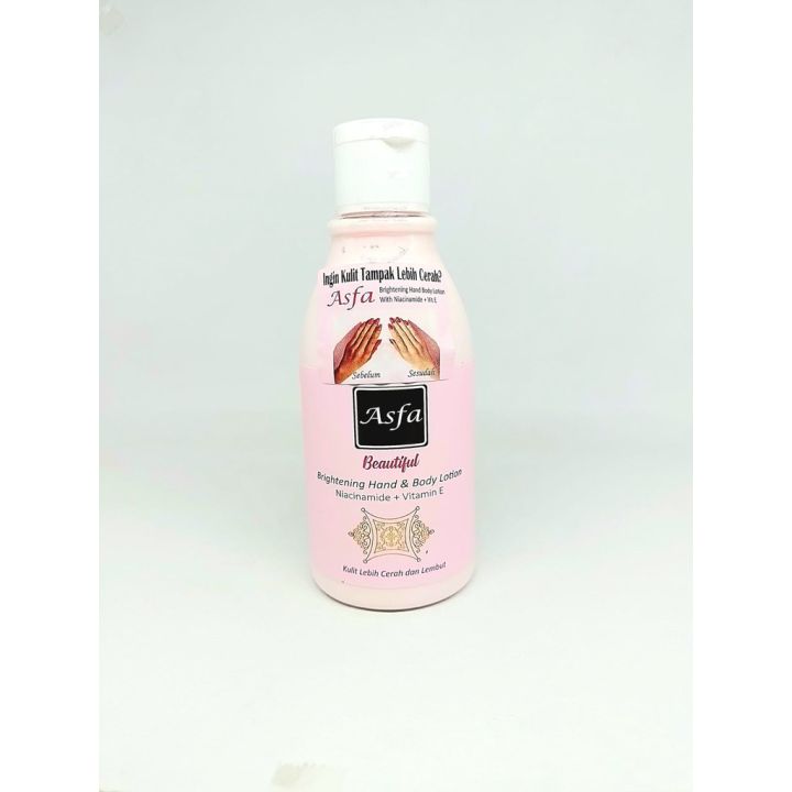 Asfa by Tokyo Night Brightening Body Lotion (Beautiful) Pink Mini | 130 ...