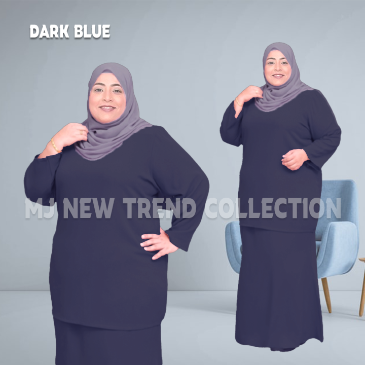 PLUS SIZE BAJU KURUNG MODEN FEATURING FRONT ZIP - *BREAST FEEDING ...