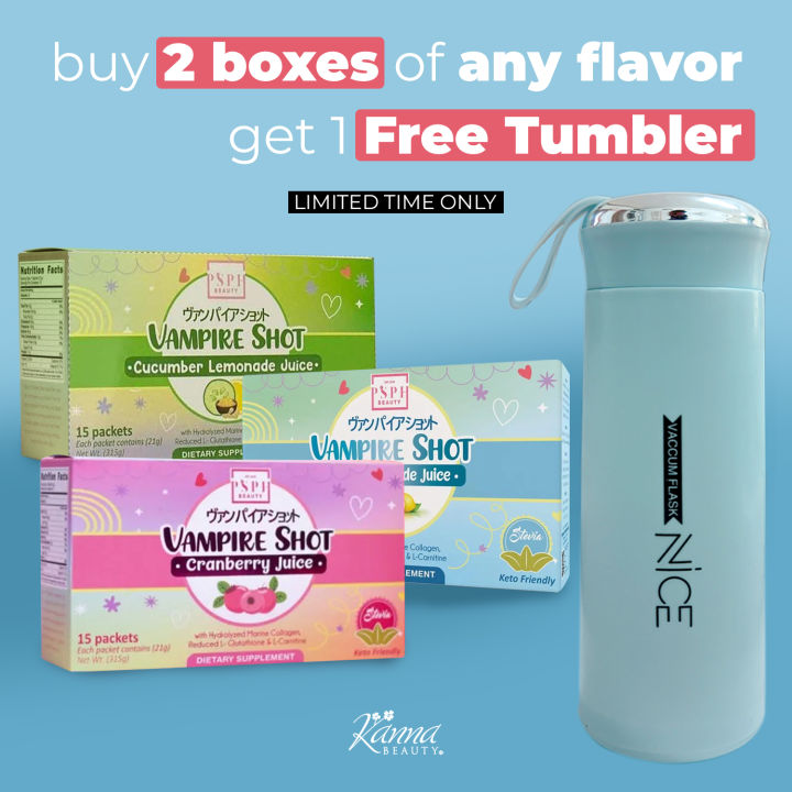 Vampire Shot by PSPH Beauty 315g [Cranberry | Blue Lemonade | Cucumber ...