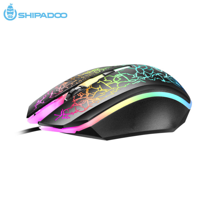 เมาส์เกมมิ่ง Shipadoo S620 Wired Gaming Mouse รับประกันสินค้า 3 เดือน ...
