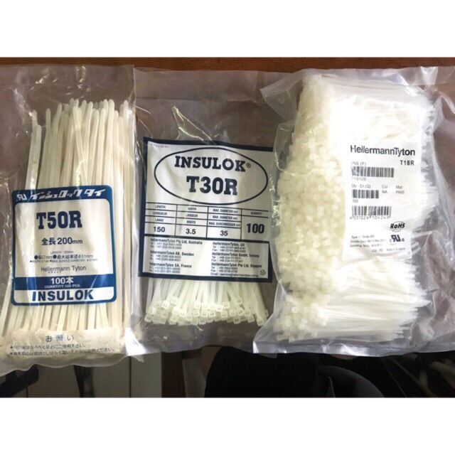 Cable Ties Insulok Hellerman Hellermann Tyton T18R 1000pc | Lazada ...