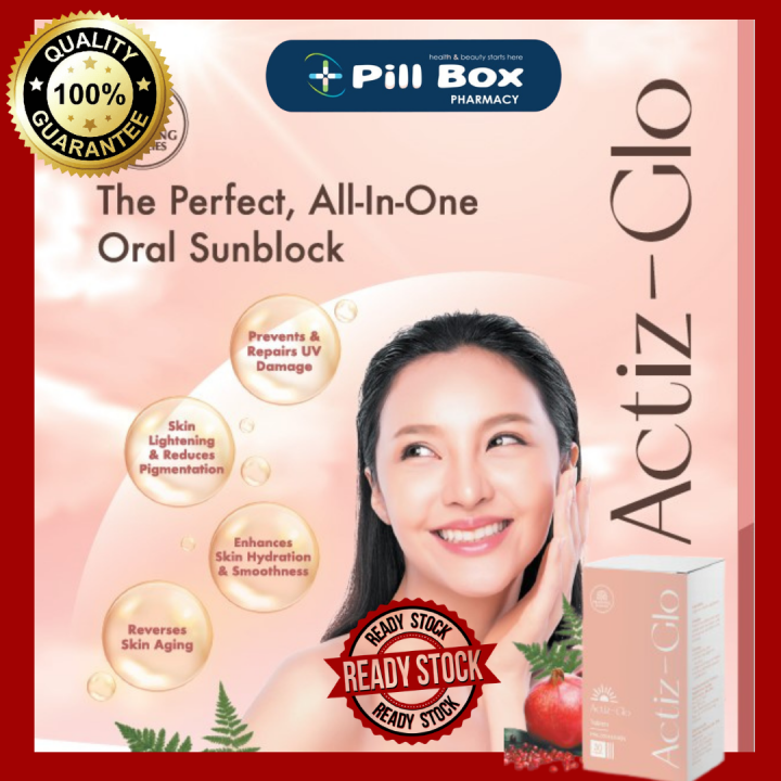 Oral SunBlock ACTIZ-GLO TABLET 30'S | Lazada