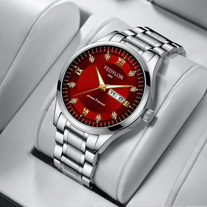【Midsummer】Men's Watch Original Genuine Luminous Waterproof English ...