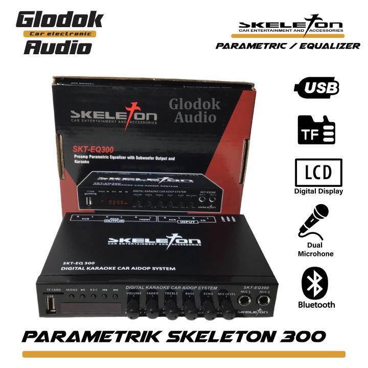 Parametrik Skeleton SKT EQ 300 Equalizer / priem professional Car audio BLUETOOTH | Lazada Indonesia