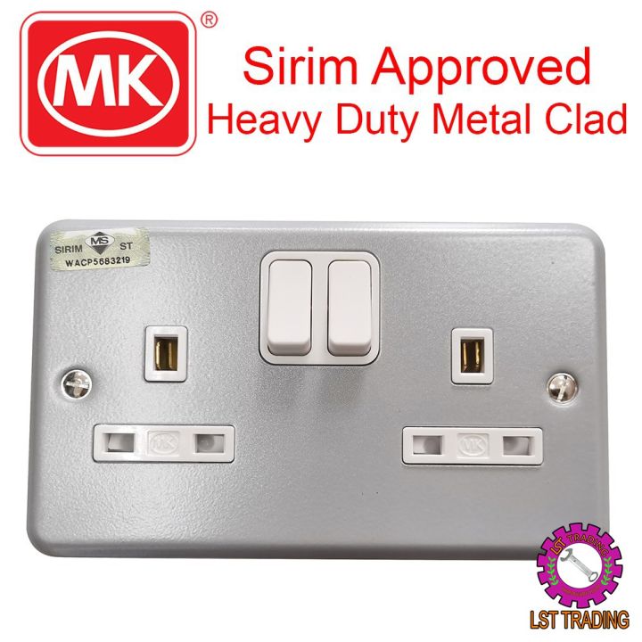 [READY STOCKS] MK METAL CLAD 13A SWITCH SOCKET G2946 / SINGLE AND ...