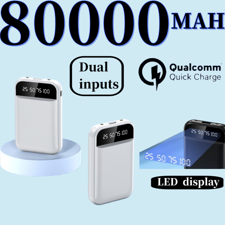 powerbank original brand 80000mAh mini power bank fast charging with ...