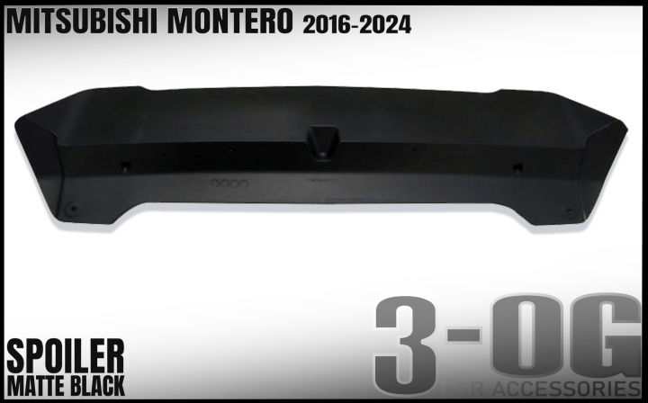 mitsubishi montero 2016 to 2020 rear spoiler wing / rear spoilers ...
