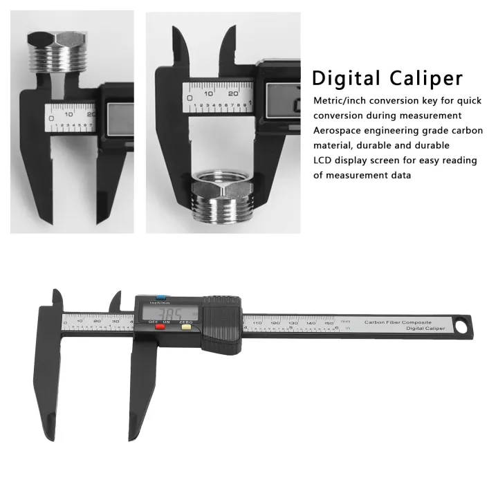 Vernier Caliper Electronic Caliper Mini Size with Metric/inch ...