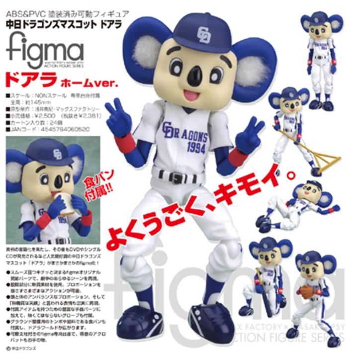 Model โมเดล Figma ฟิกม่า Figure Action Chunichi Dragons จูนิจิ ดราก้อน ...