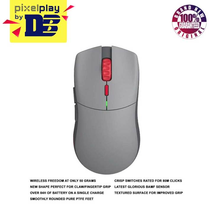 Glorious Forge Series One Pro Wireless Gaming Mouse (Centauri Red ...
